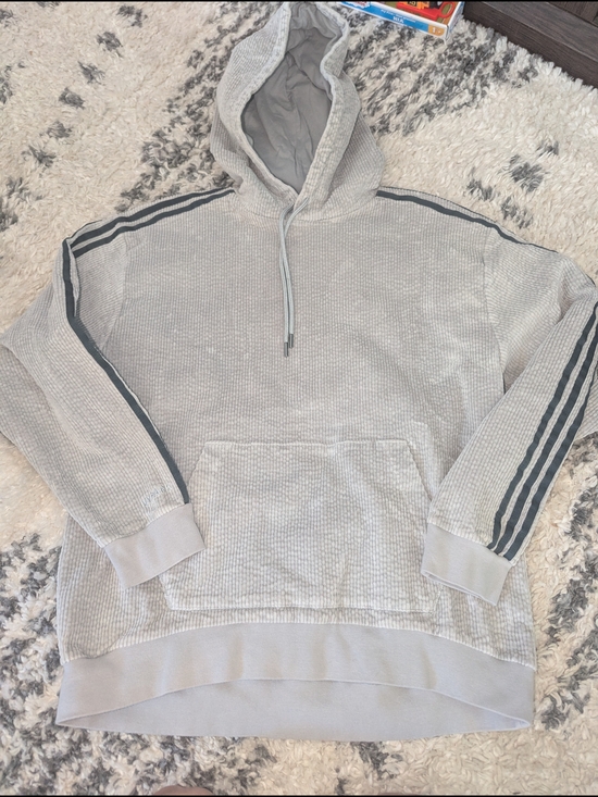 adidas | Shirts | Adidas Ivy Park Light Gray Hoodie With Black Logo Tag ...